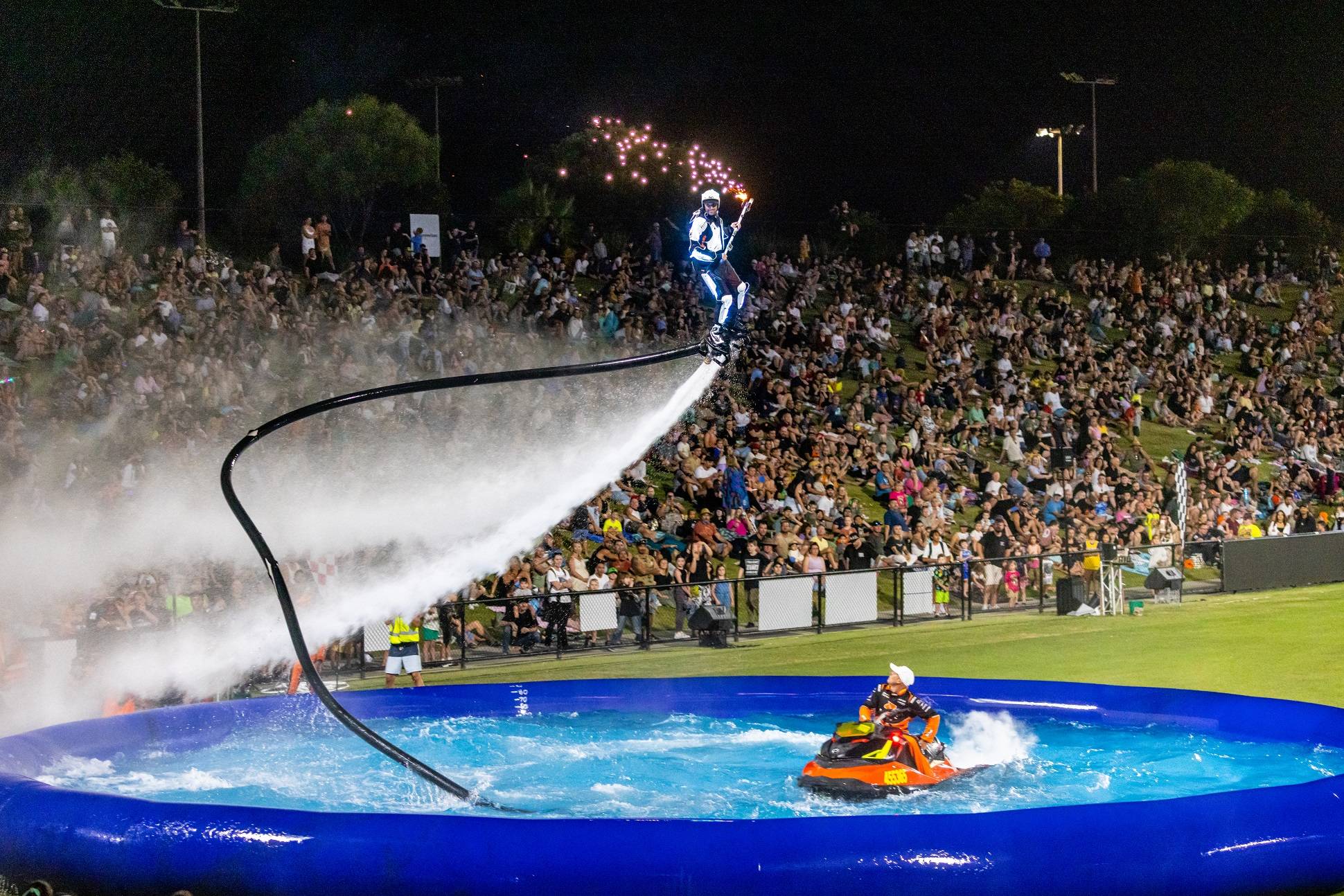 Jetpack Entertainment for Events: Flyboard, Jet Ski & Fire Shows